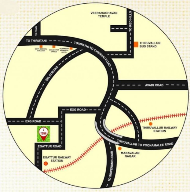 J Town Plots For Sale in Thiruvallur, Chennai